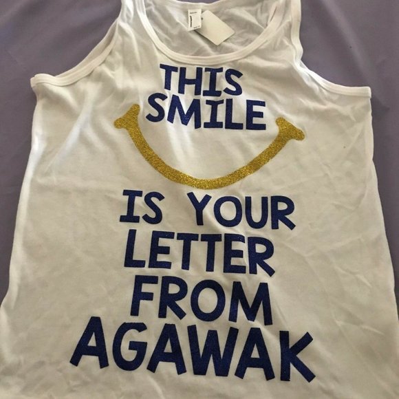 American Apparel | Shirts & Tops | American Apparel Agawak Camp Smiley ...